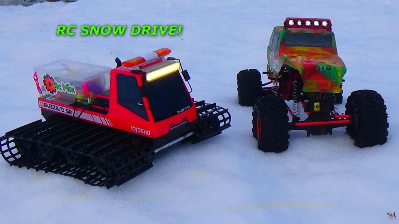 RC Snow Drive - Crawler And Blizzard SR! - YouTube