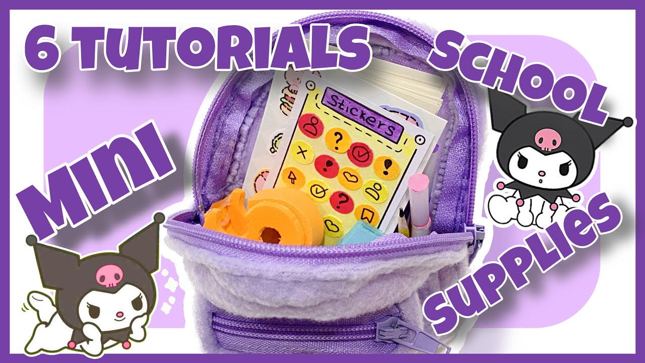 📚HOW TO MAKE MINIATURE SCHOOL SUPPLIES? 📒DIY ️ CRAFT IDEAS 💡 - YouTube