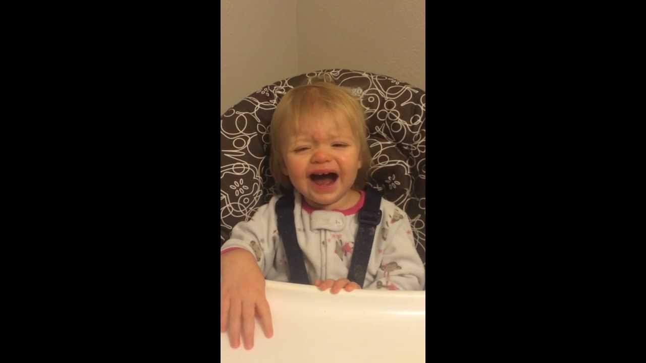 Baby gets caught fake crying - YouTube