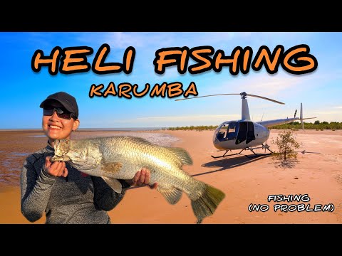 Karumba helifishing. Huge Muddies 