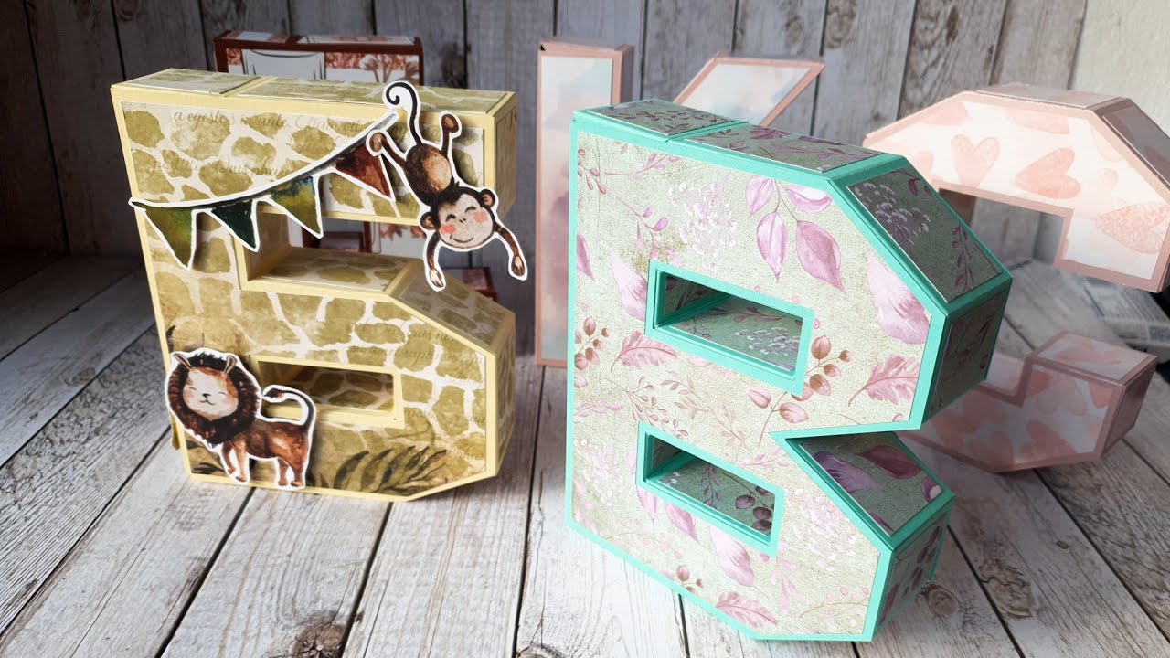 Letter Shaped Boxes - YouTube