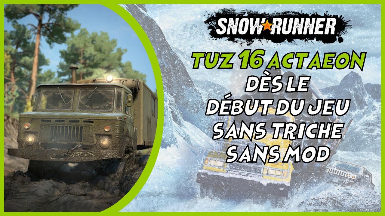 Tuto Tuz 16 Actaeon dès le début du jeu !!! (DLC phase 1 requis ...