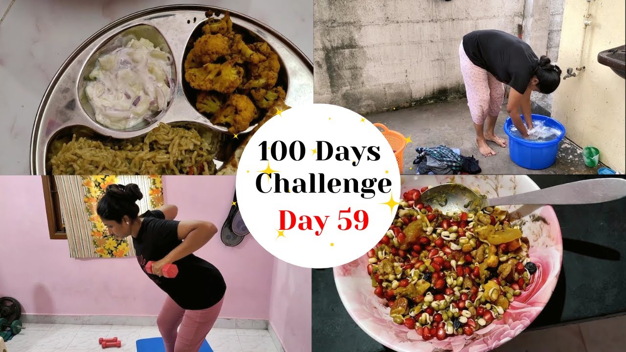 #vlog 100 Days Weight Loss Challenge Day 59 | Full Day Workout ha?? Intermediate Fasting Day 9 ...