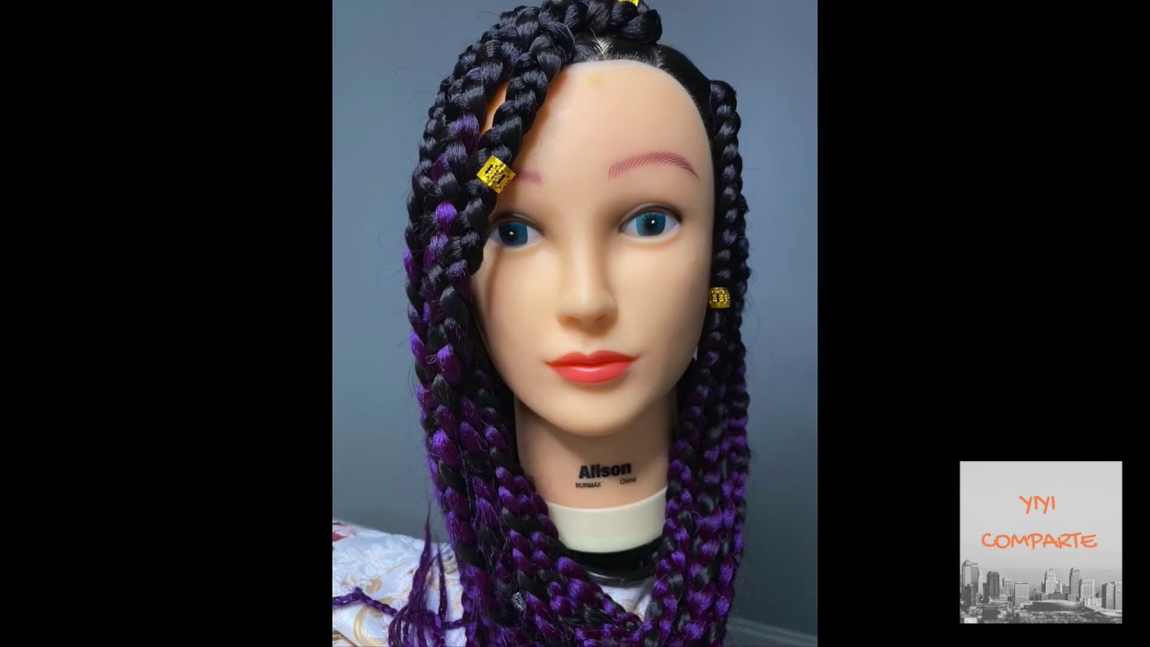 How to: Easy Box Braids - YouTube