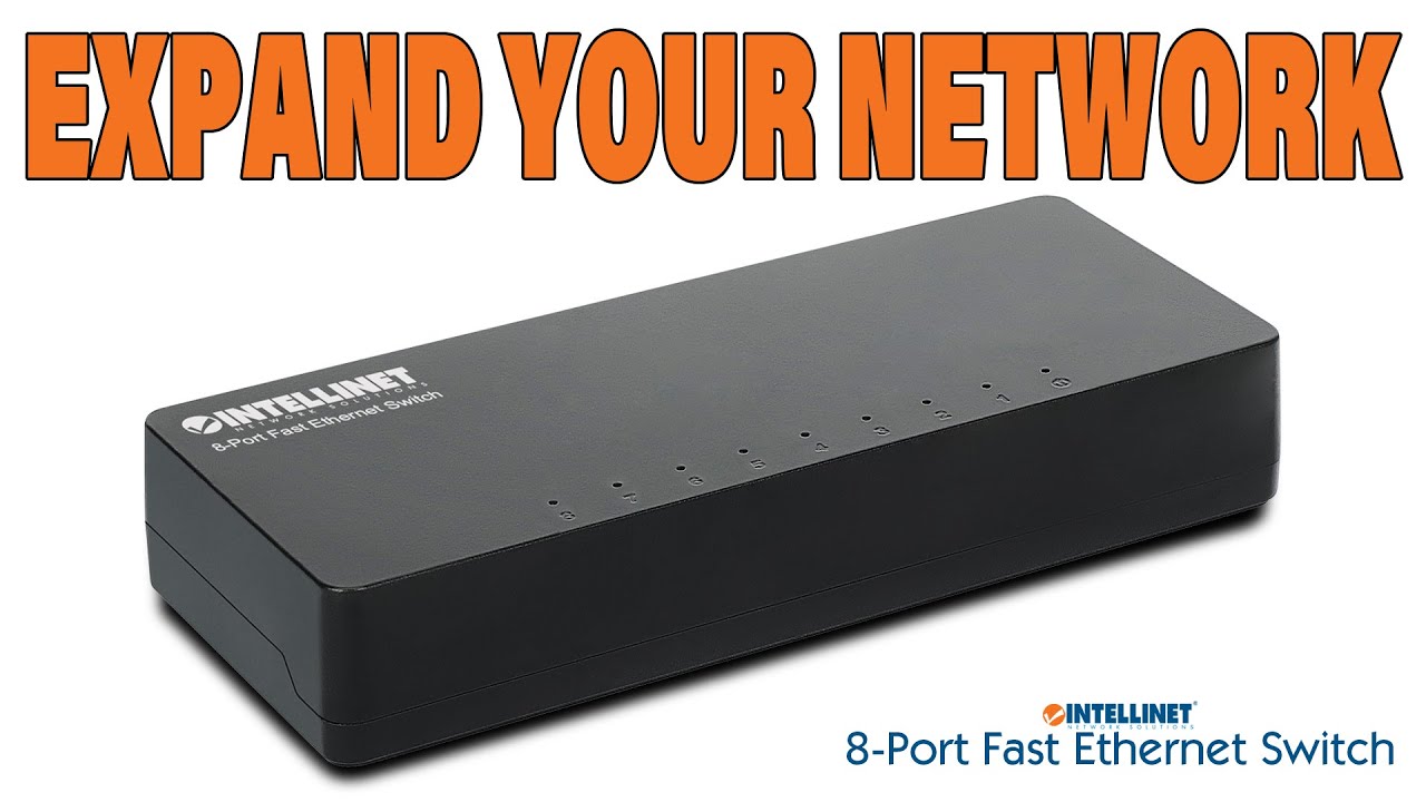 8 Port Fast Ethernet Switch - YouTube