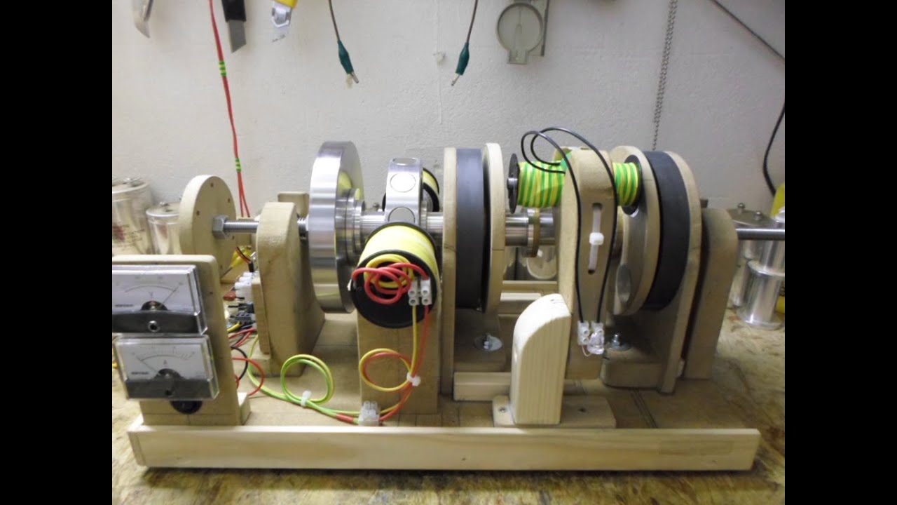 Flux Gate Generator - Update 3 Push Mode, 2 ring magnets - long coil ...