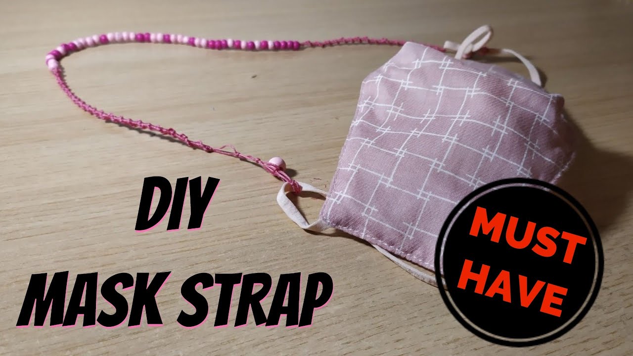 Macrame mask strap | Covid-19 life hack | Μακραμέ λουράκι για μάσκα ...
