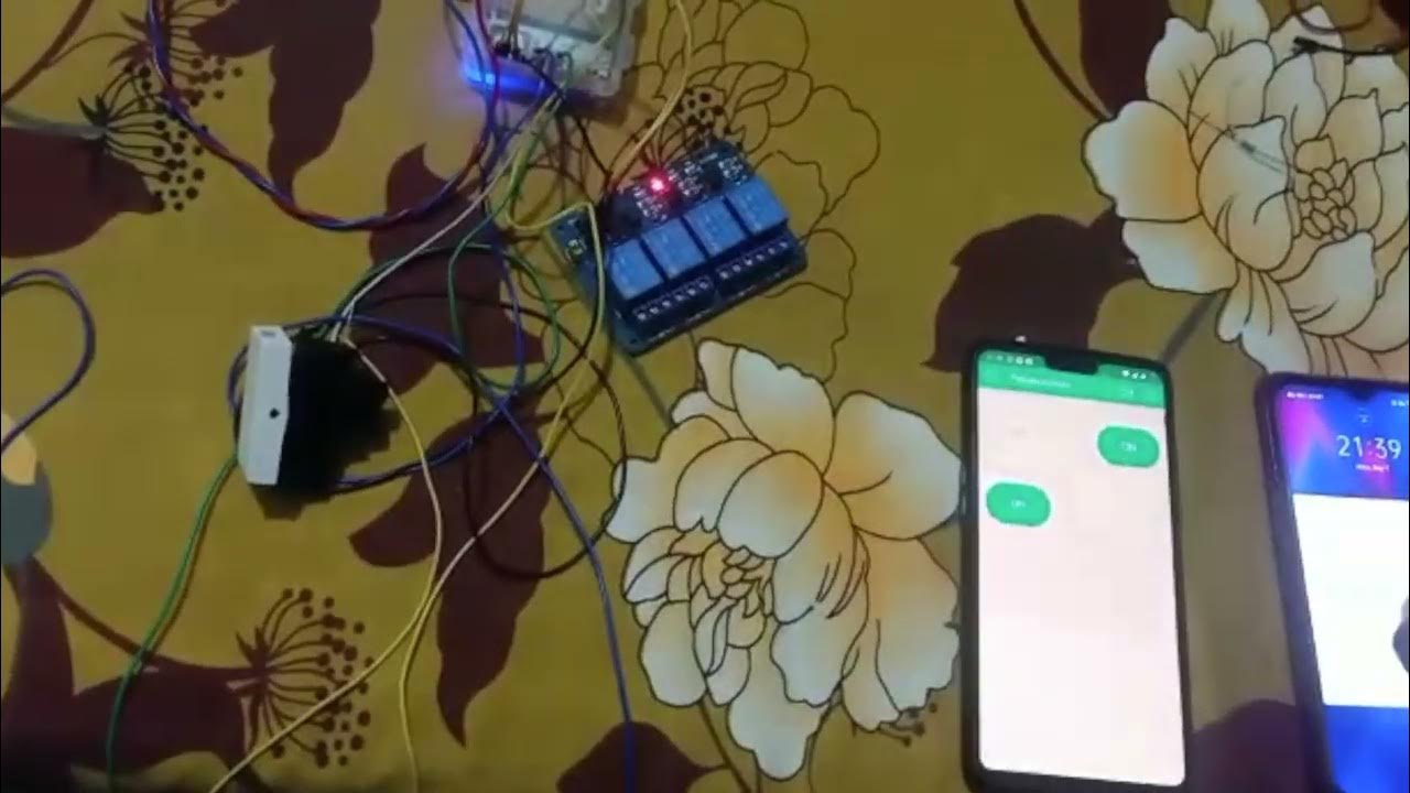 Home Automation using Blynk & NodeMcu in Arduino IDE with live feedback ...