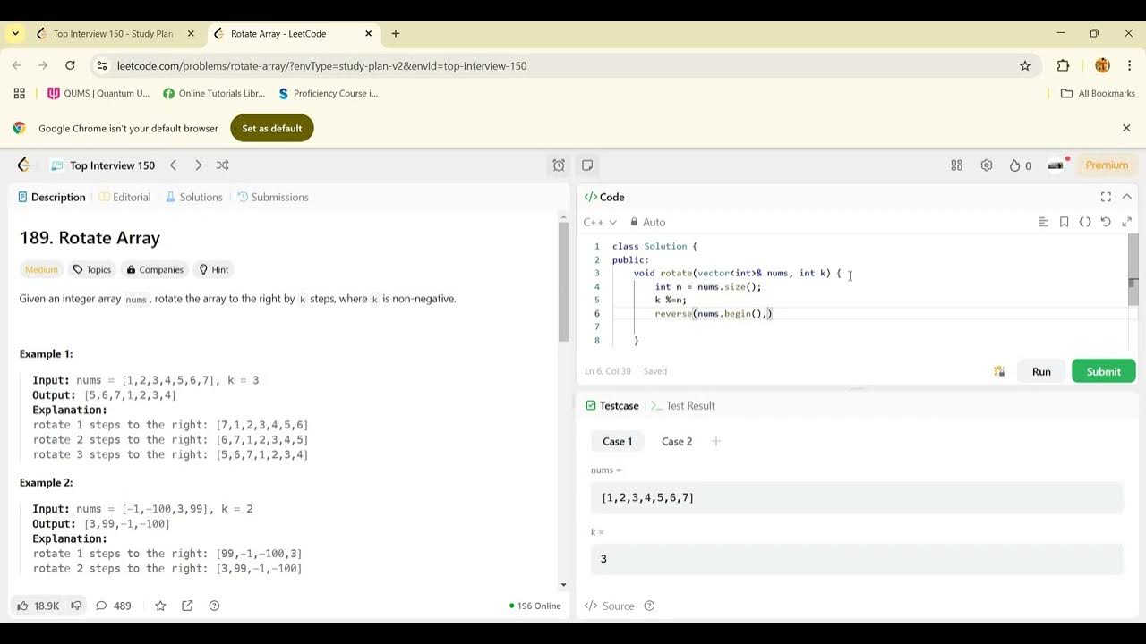 Rotate Array - YouTube