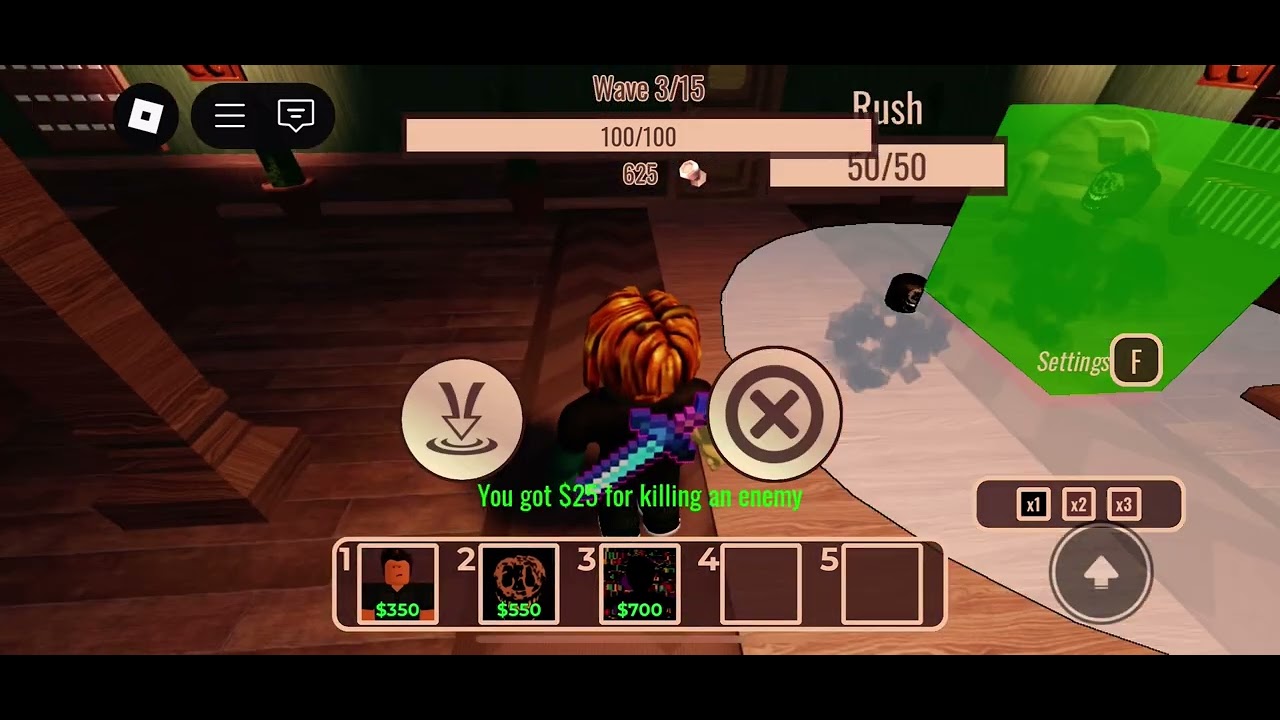 I play doors tower defense - YouTube