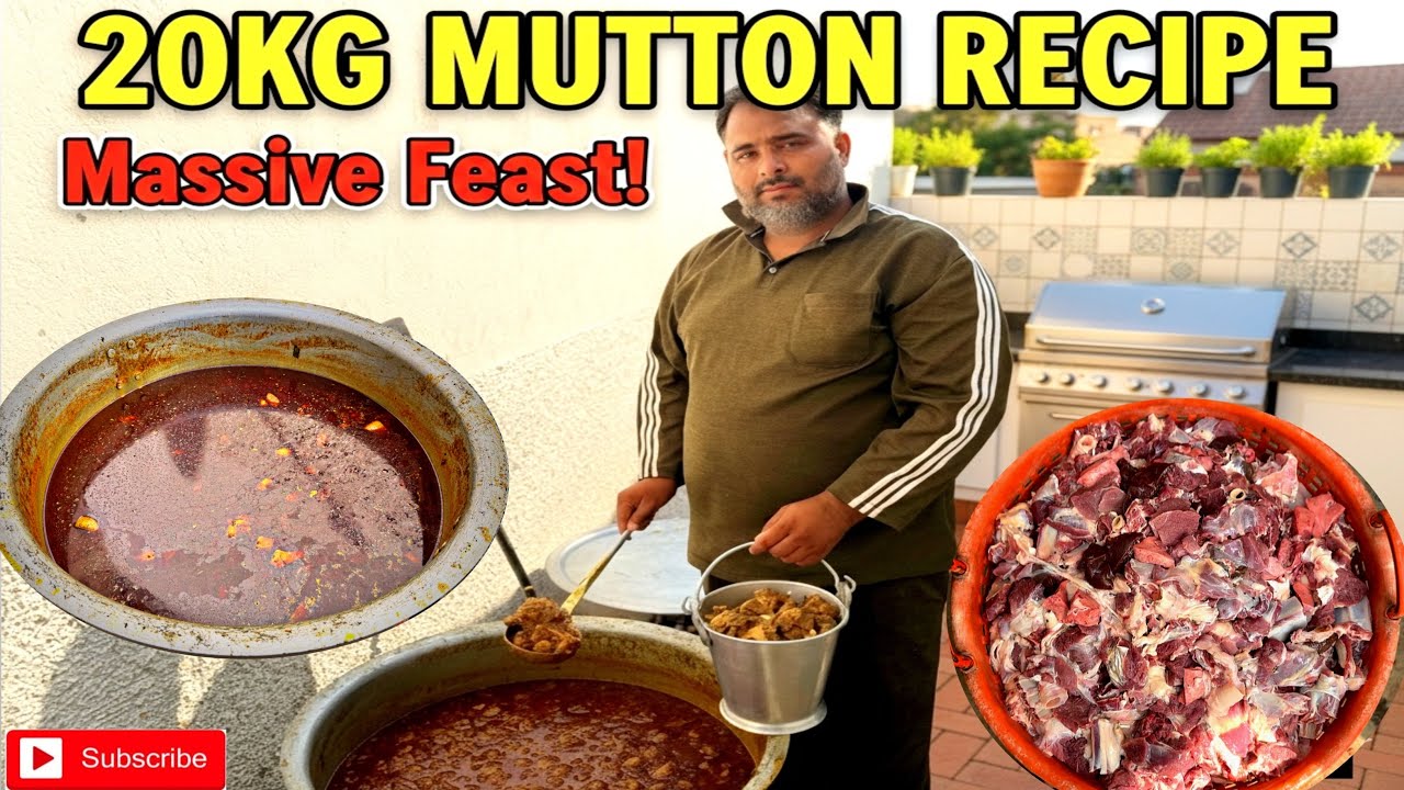 Dawat Wali Mutton Recipe | 20 Kg Deg Style Mutton | Royal Wedding Style ...