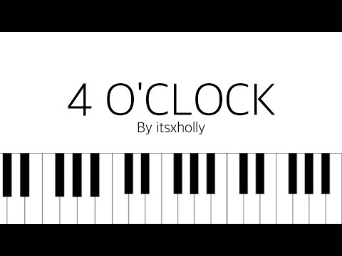 4 O'CLOCK - RM & V - Piano Tutorial