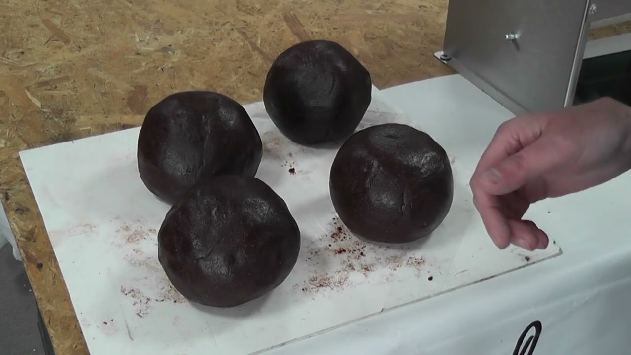 Boilie making with BoilieRoller boilie machine - YouTube