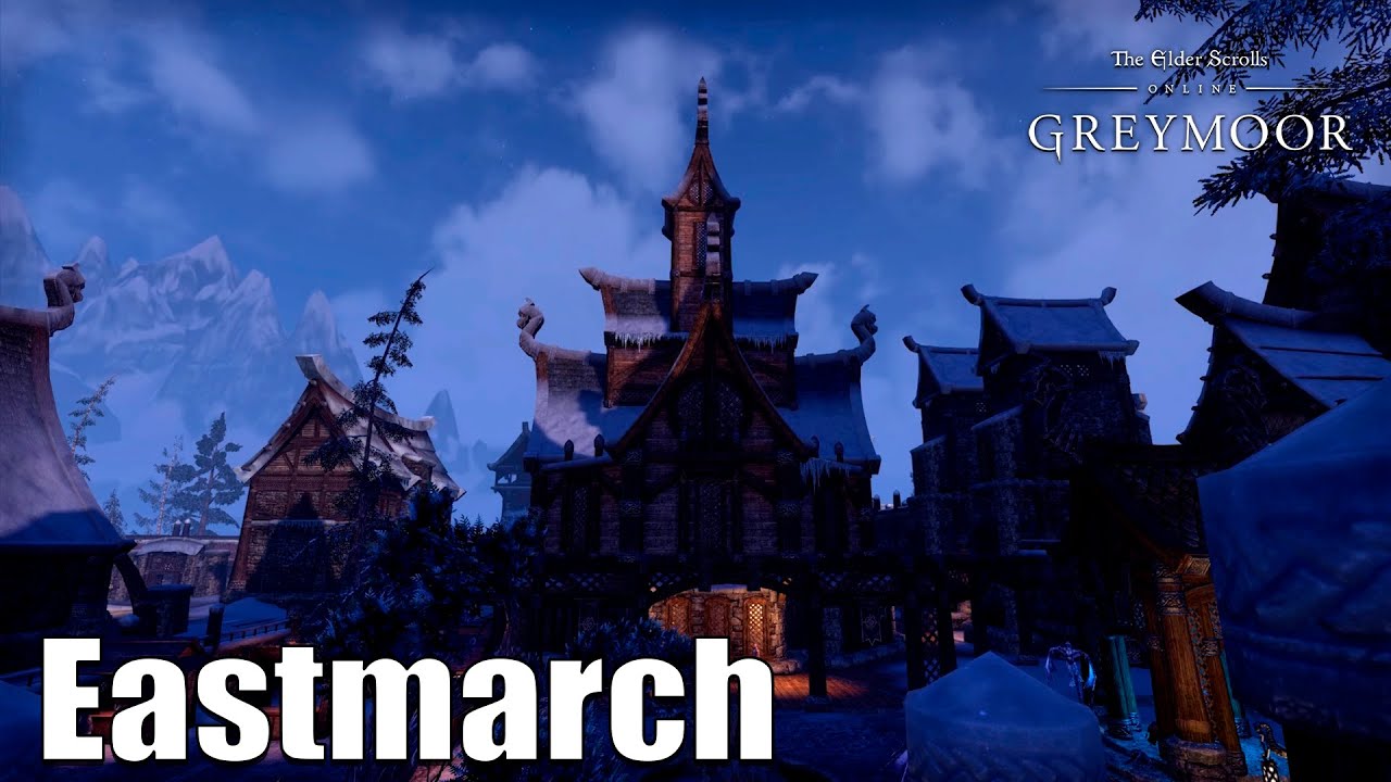 Walking in Elder Scrolls Online Eastmarch - YouTube