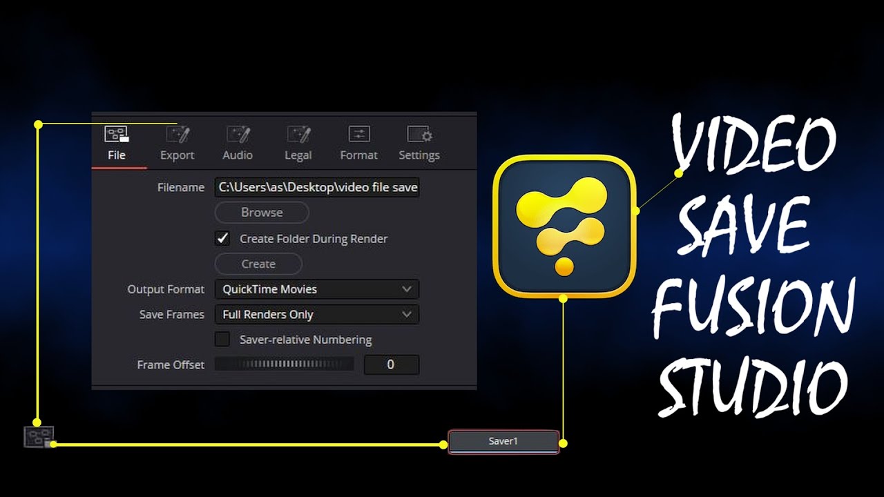 How to save video fusion studio 18 - YouTube