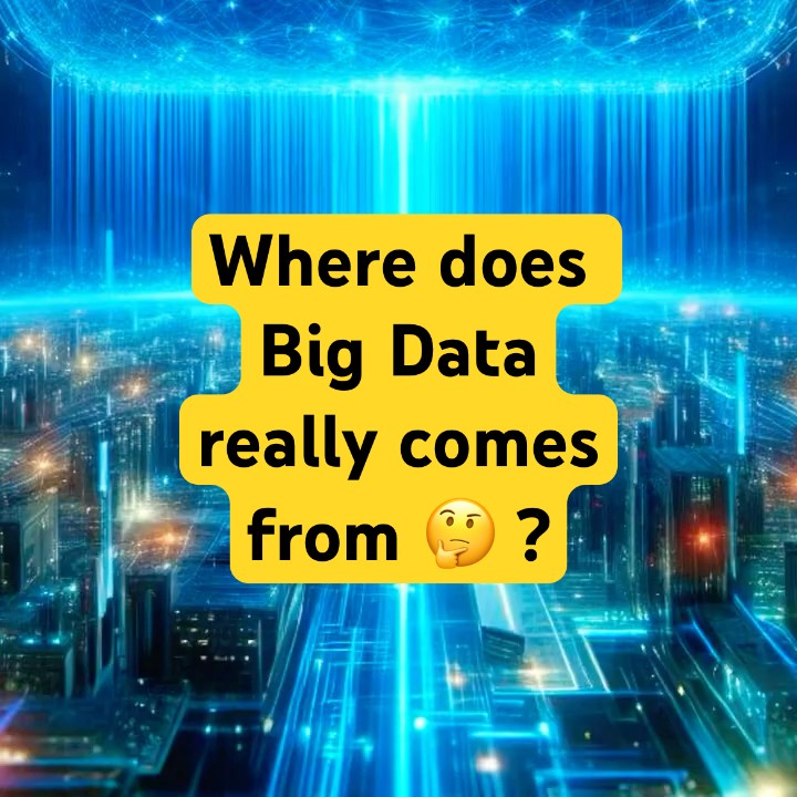 Where Does Big Data Come From? Explained in 40 secs! - YouTube
