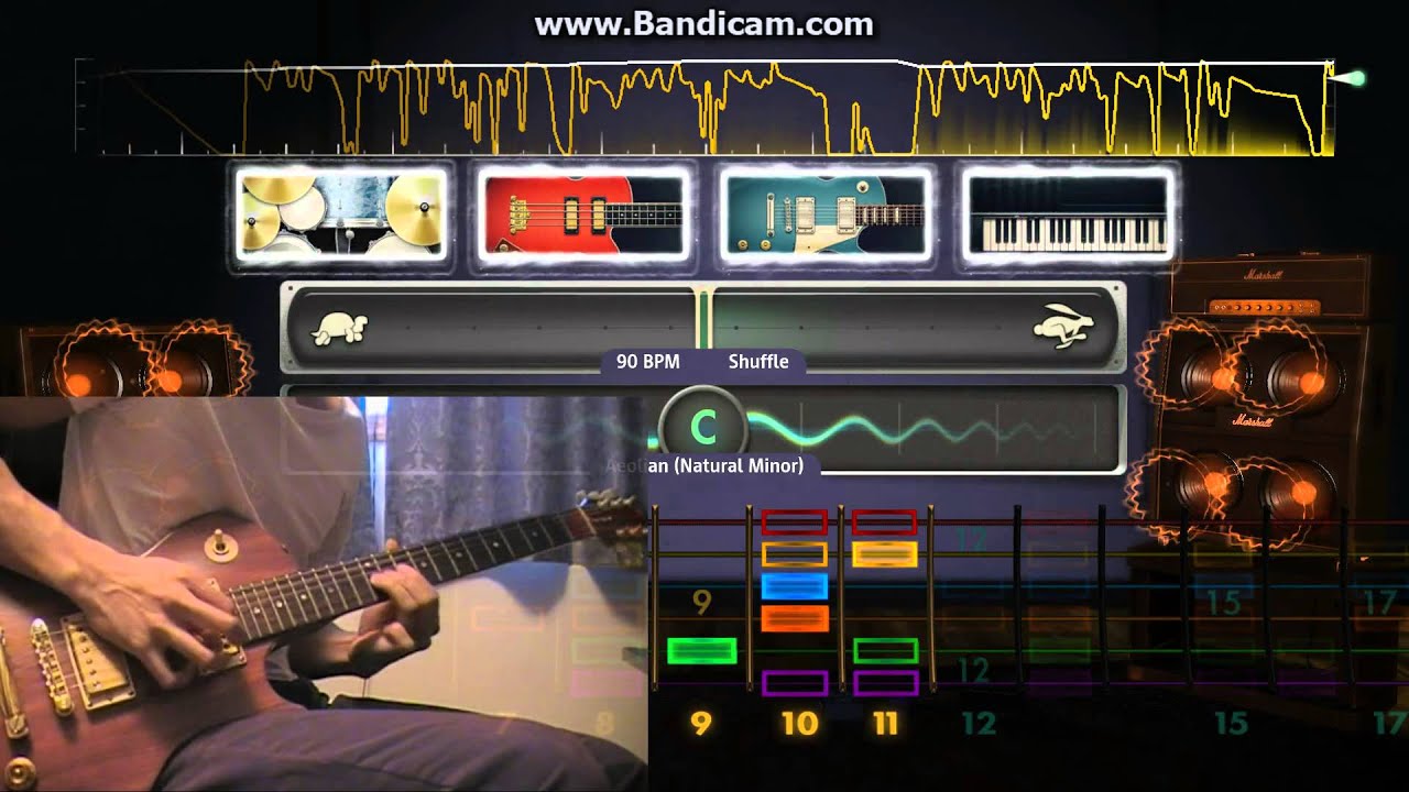 Rocksmith Session (Vintage Blues Band - C Aeolian Scale) - YouTube