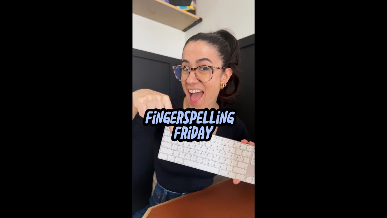 Challenge #23 | Fingerspelling Receptive Practice | The ASL Shop - YouTube