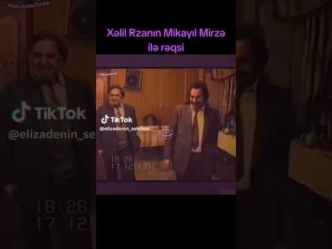 XALQ ŞAİRİ & XALQ ARTİSTİNİN RƏQSİ #TəbrizXəlilbəylininNişanı