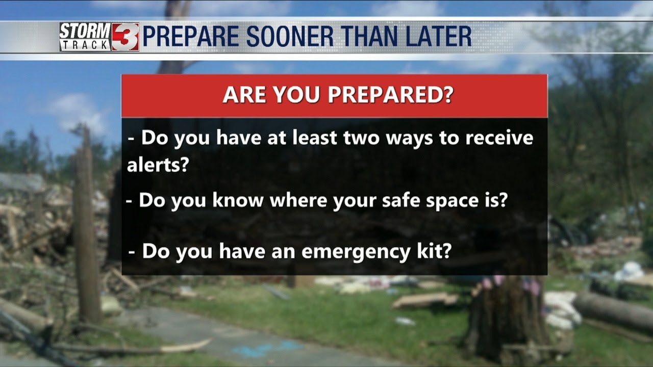 Are you prepared for severe weather? You should prepare now. - YouTube