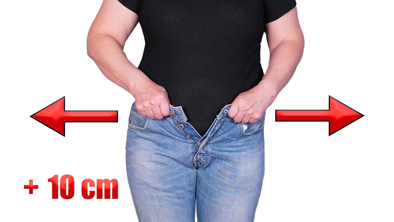 The easiest way - how to upsize the waist of jeans to fit you perfectly ...