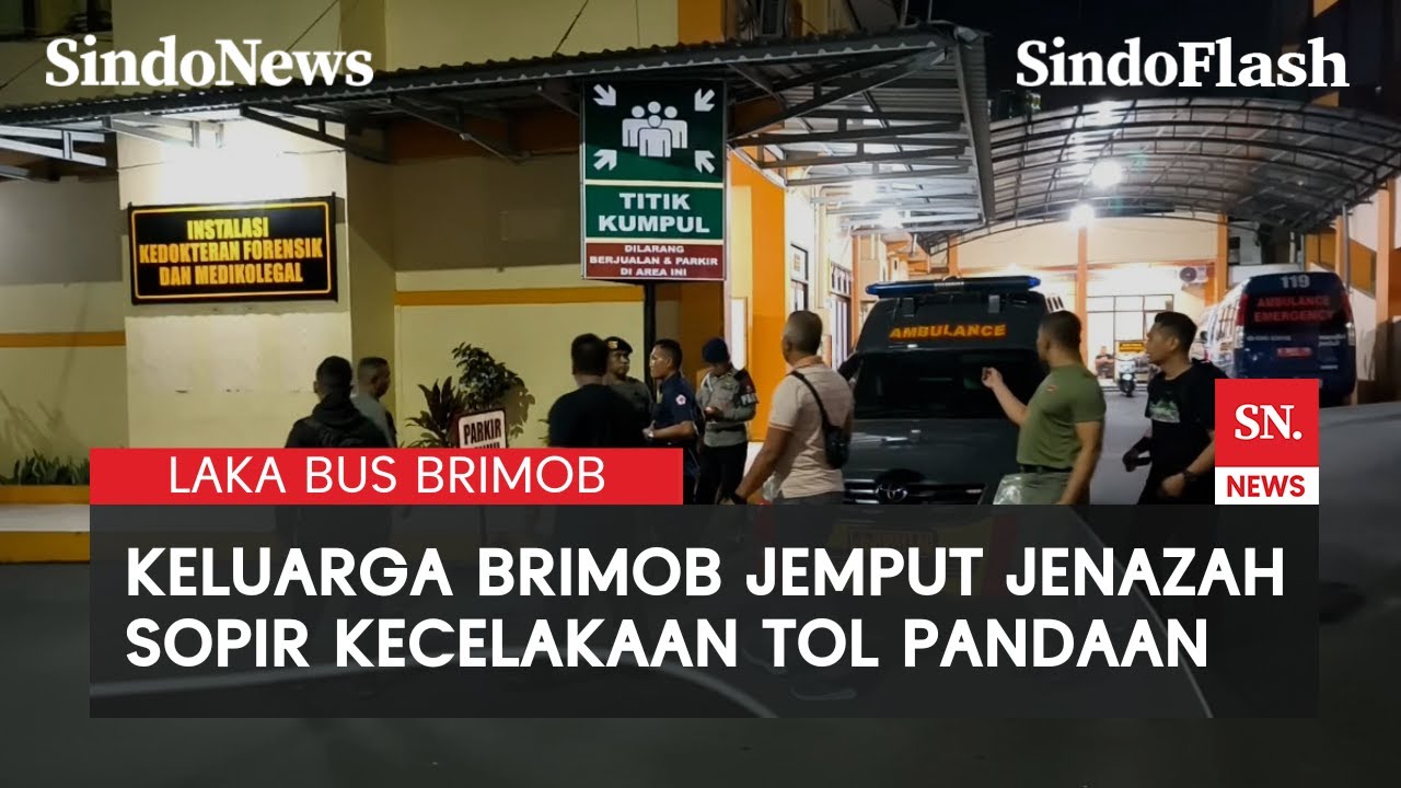Prosesi Pemulangan Jenazah Pengemudi Bus Brimob ke Mojokerto | Sindo ...