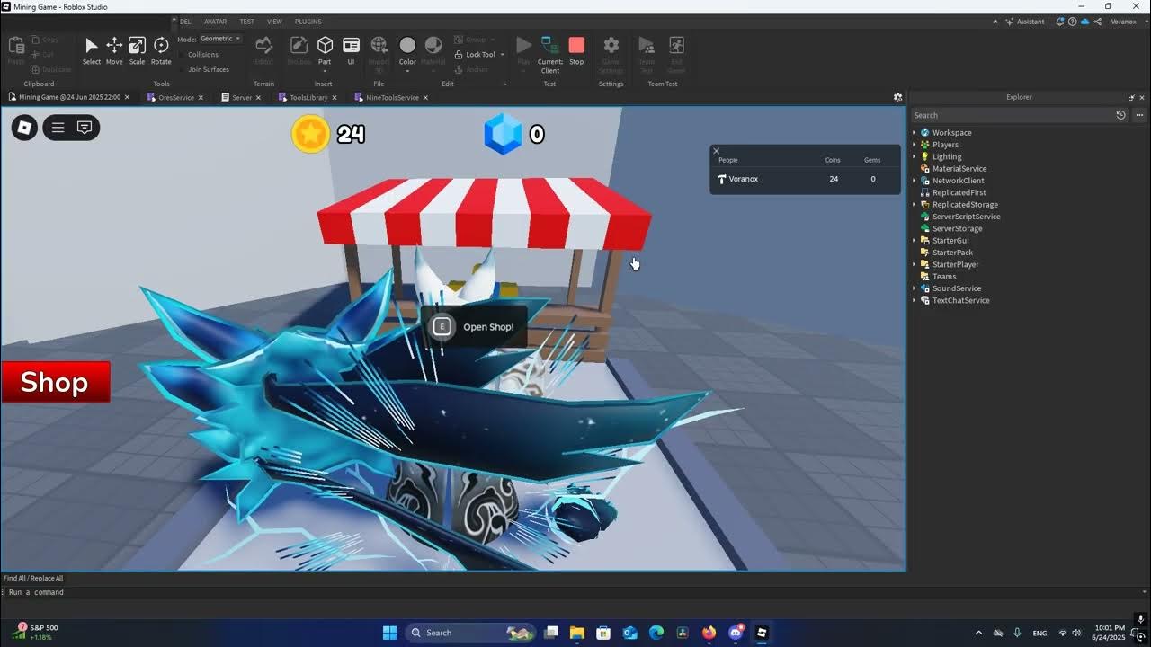 Mining System Roblox Studio | Scripting showcase - YouTube