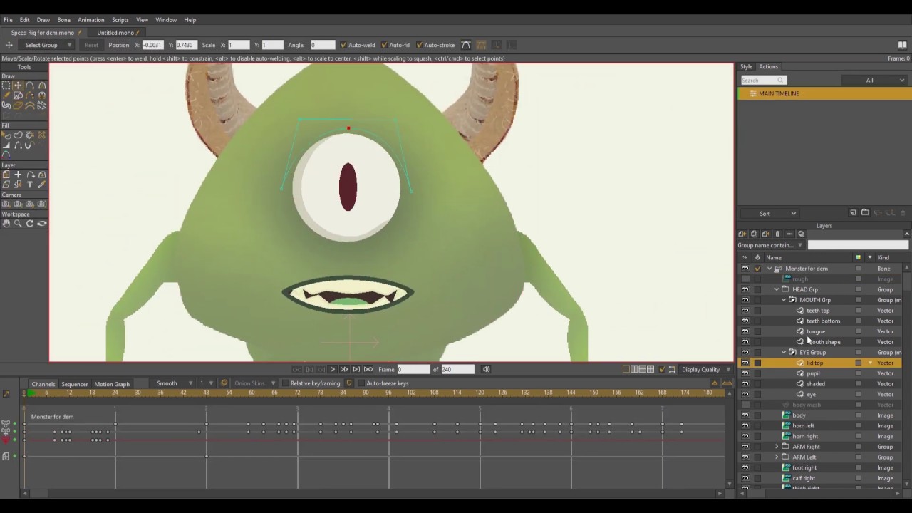 Moho speed rig. - YouTube