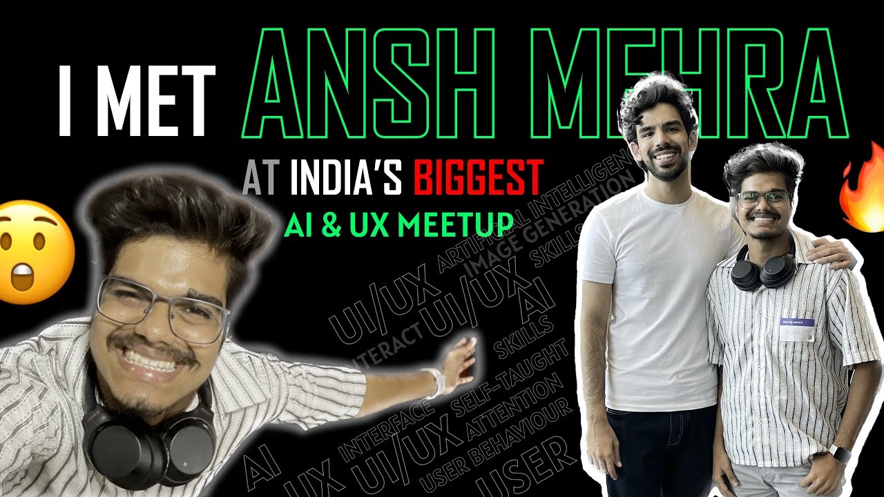 Meeting my Design Godfather ft. @CuttingEdgeSchool 🔥 | Ansh Mehra AI ...