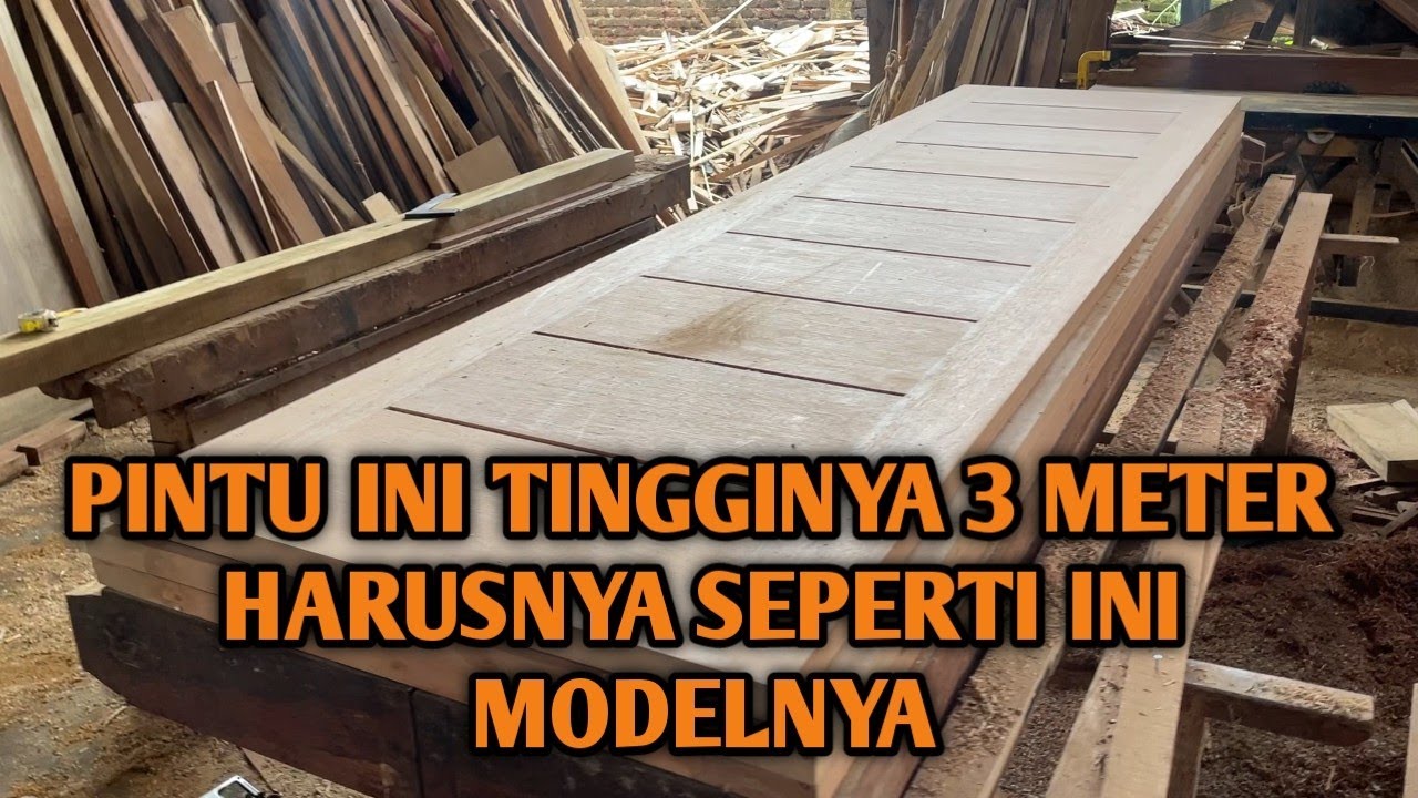 PINTU TINGGI 3 METER PALING COCOK MODELNYA SEPERTI INI - YouTube