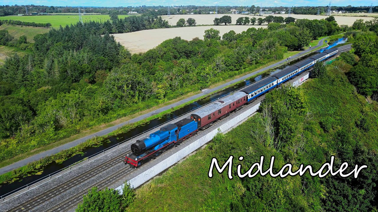 RPSI 85 'Merlin' on the 'Midlander' tour to Maynooth - 04/09/2022 - YouTube