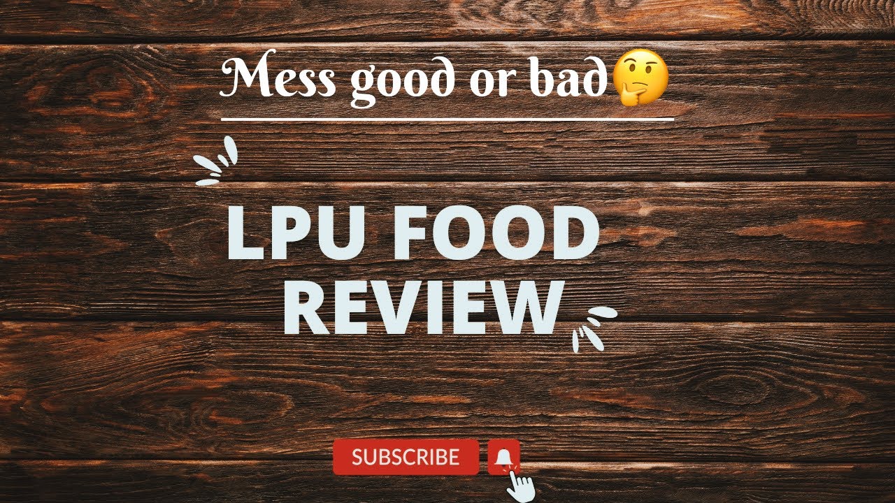 Lpu mess food review // lpu university - YouTube