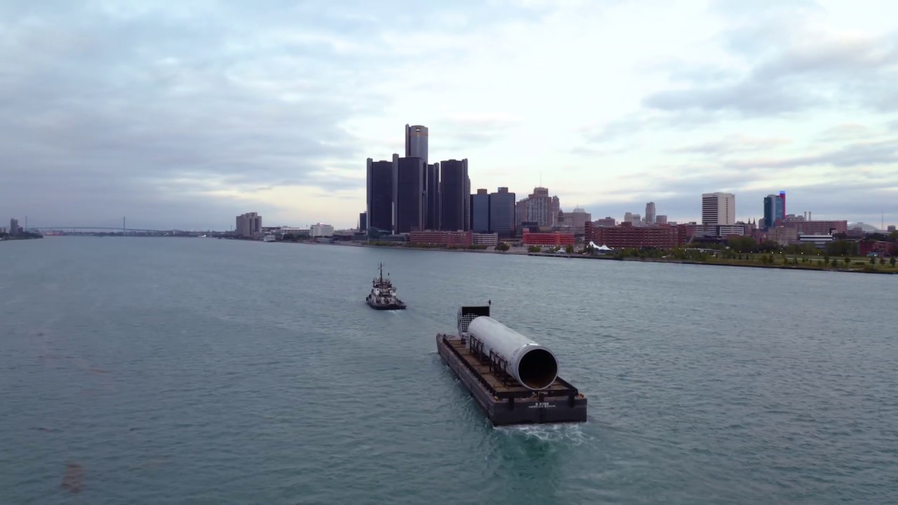 Barge Delivery of Project Cargo - YouTube