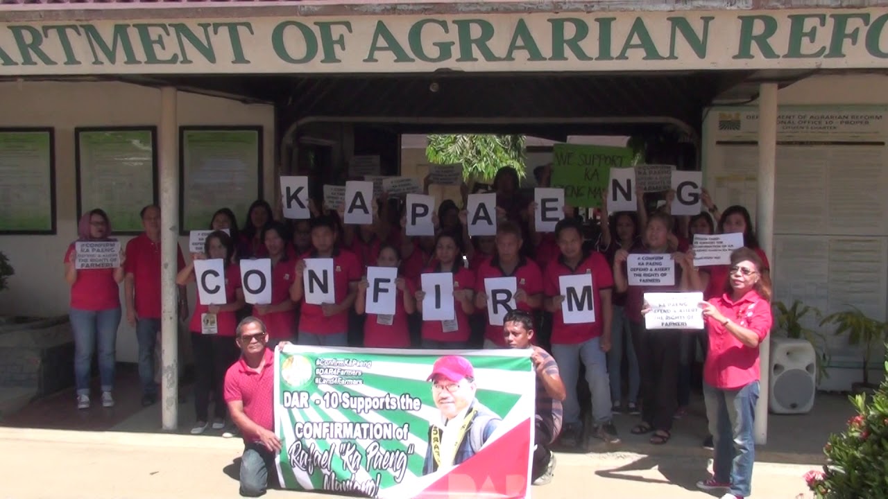 DAR REGIONAL OFFICE 10 highly supports Ka Paeng! - YouTube
