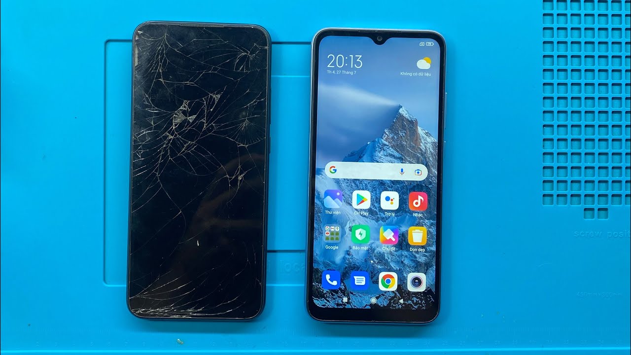 repair and restore damaged xiaomi redmi 9A phone - change new look for ...