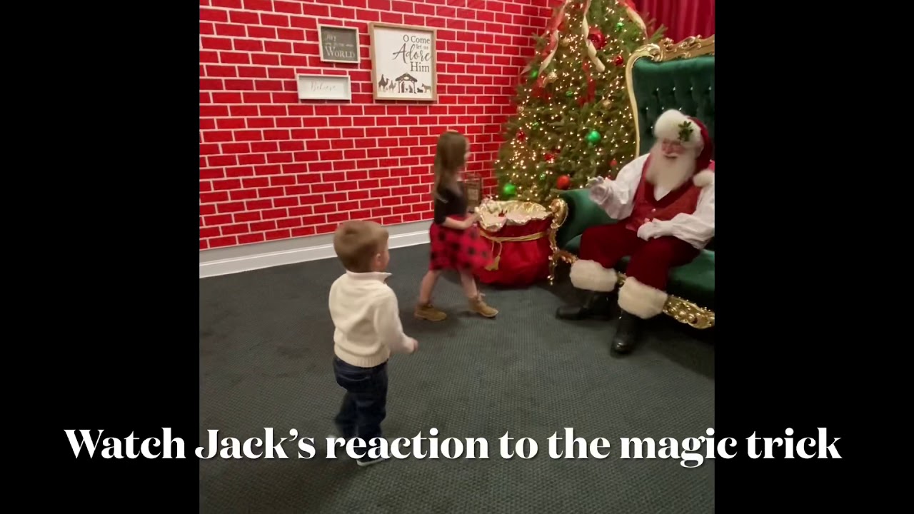 Santa visit Christmas 2020 Kirklyn & Jack Jack - YouTube