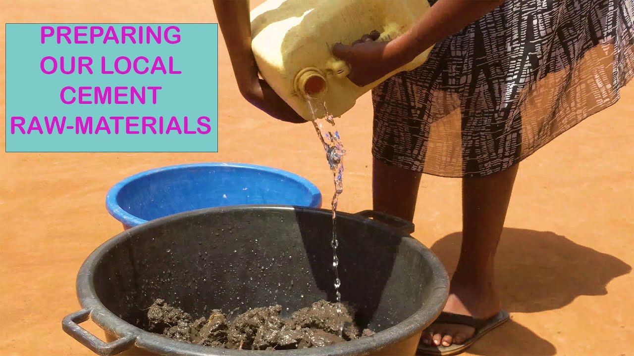 COW DUNG SMEARING - House Flooring with Local Cement ||African Real ...