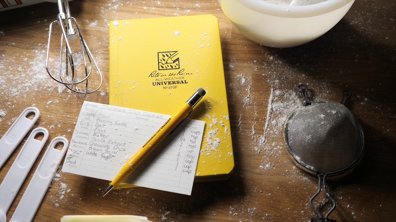Save Family Recipes with Splash-Proof Recipe Cards - YouTube