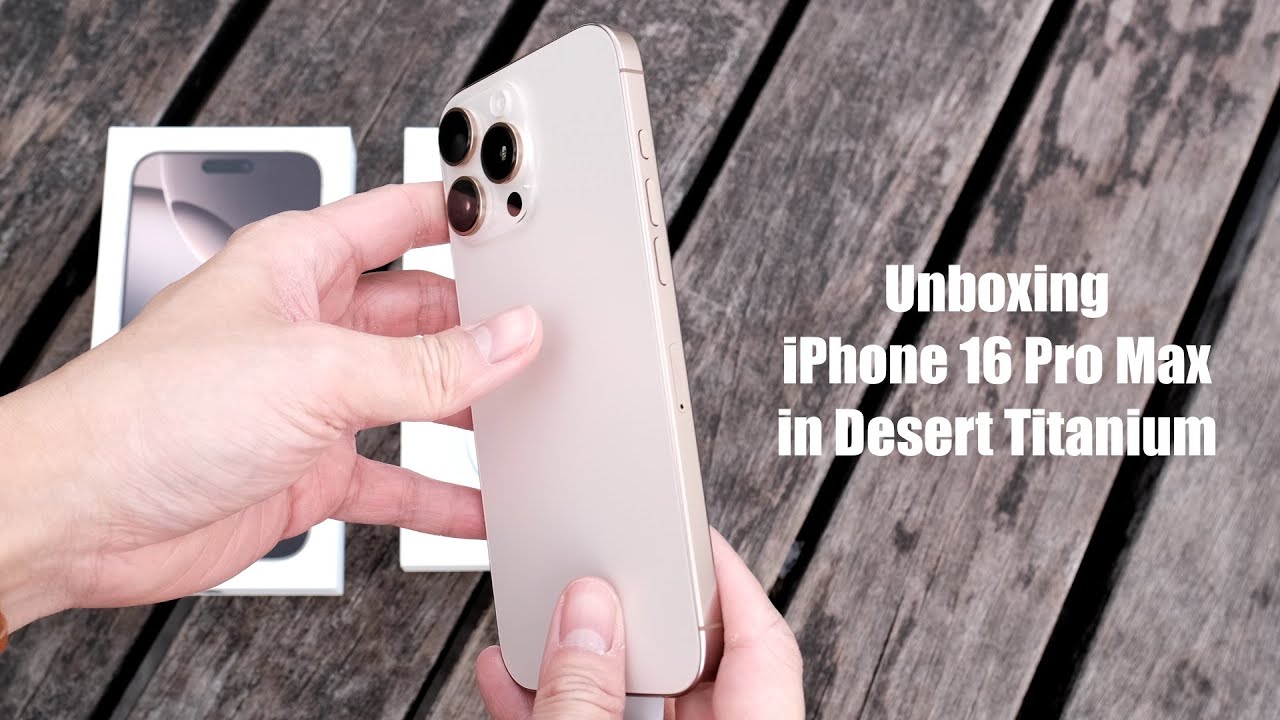 iPhone 16 Pro Max Unboxing with Bare Cases - YouTube