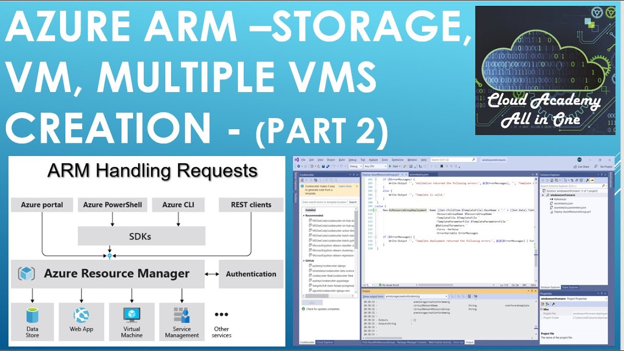 Azure ARM Template creation - Part 2 - YouTube