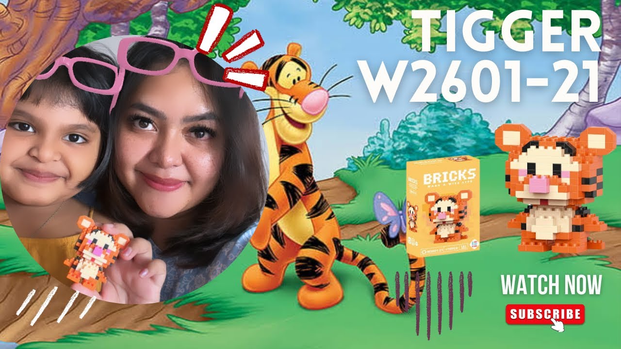 TIGGER W2601-21 BRICKS MAKE A WISE LIFE BUILD - YouTube
