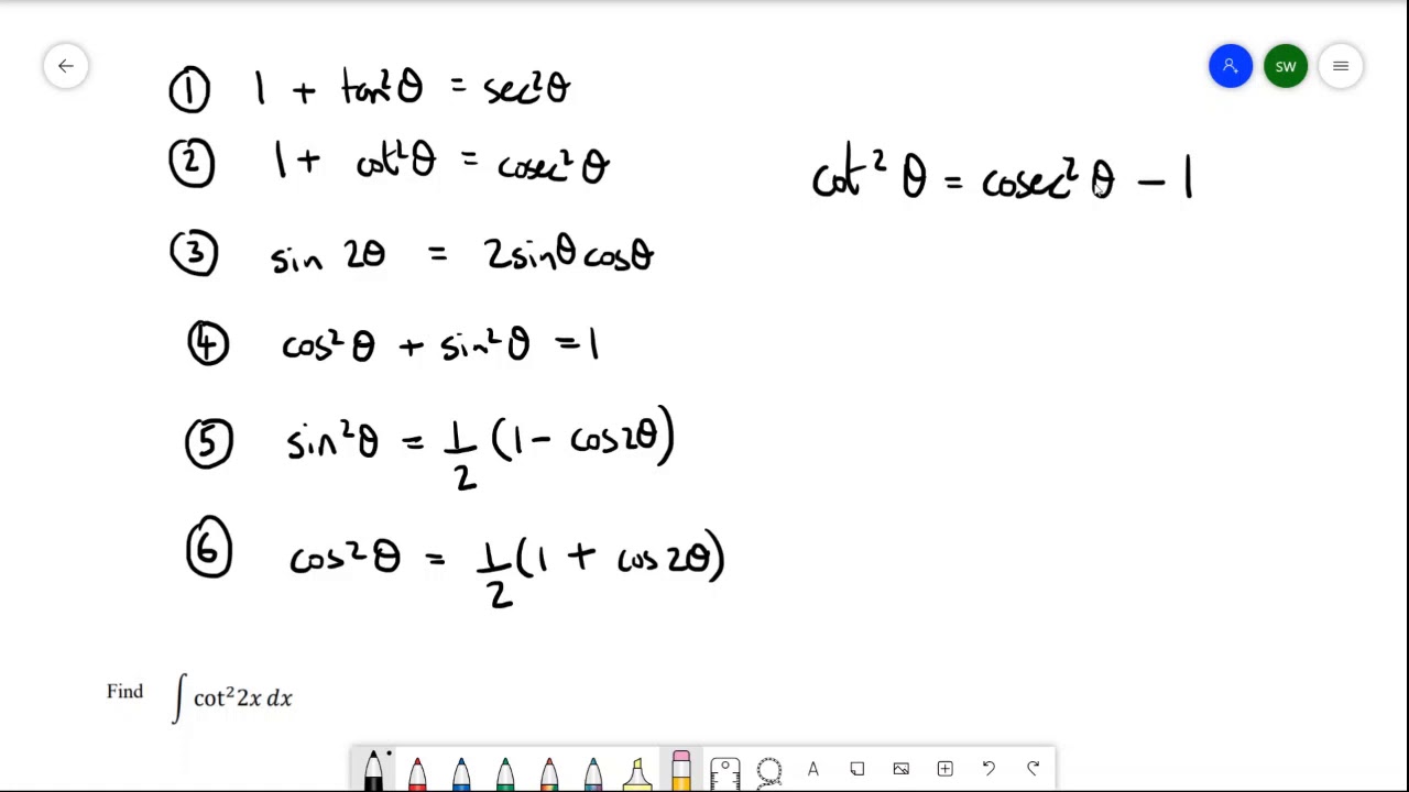 Year 2 Pure - P11 Integration - Example 19 - YouTube