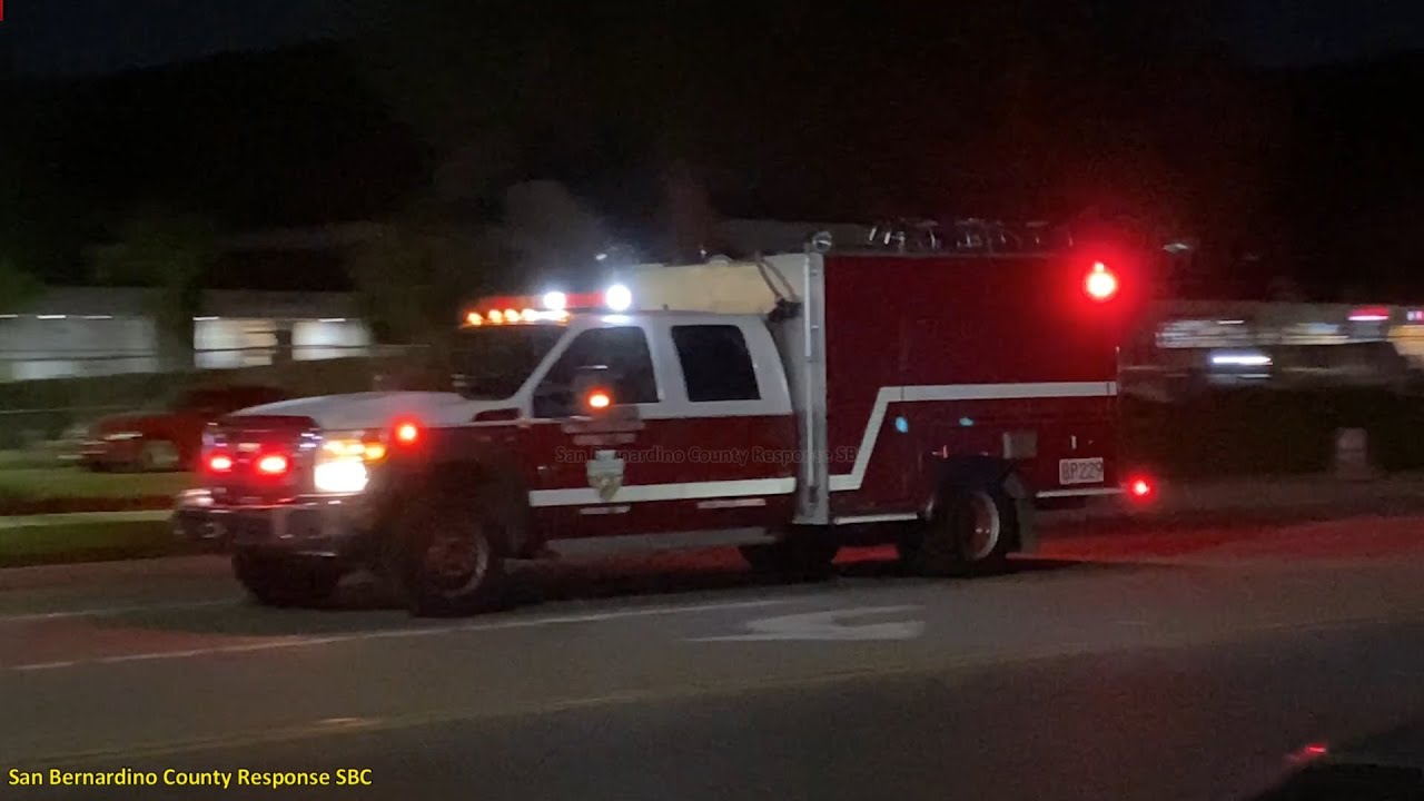 SB County Fire- Brush Patrol 229 Responding Silently To Two Small Fires ...