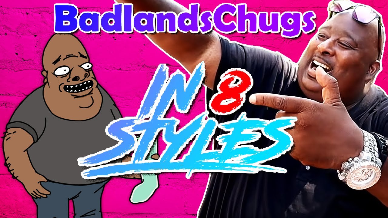 Drawing Badlands Chugs in 8 different art styles - YouTube