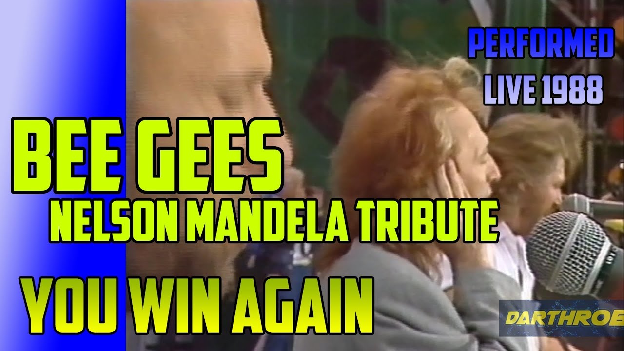 BEE GEES YOU WIN AGAIN - LIVE @Nelson Mandela Tribute Concert, Wembley ...