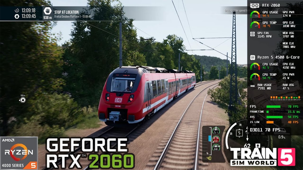 Train Sim World 5 | RTX 2060 6GB - YouTube