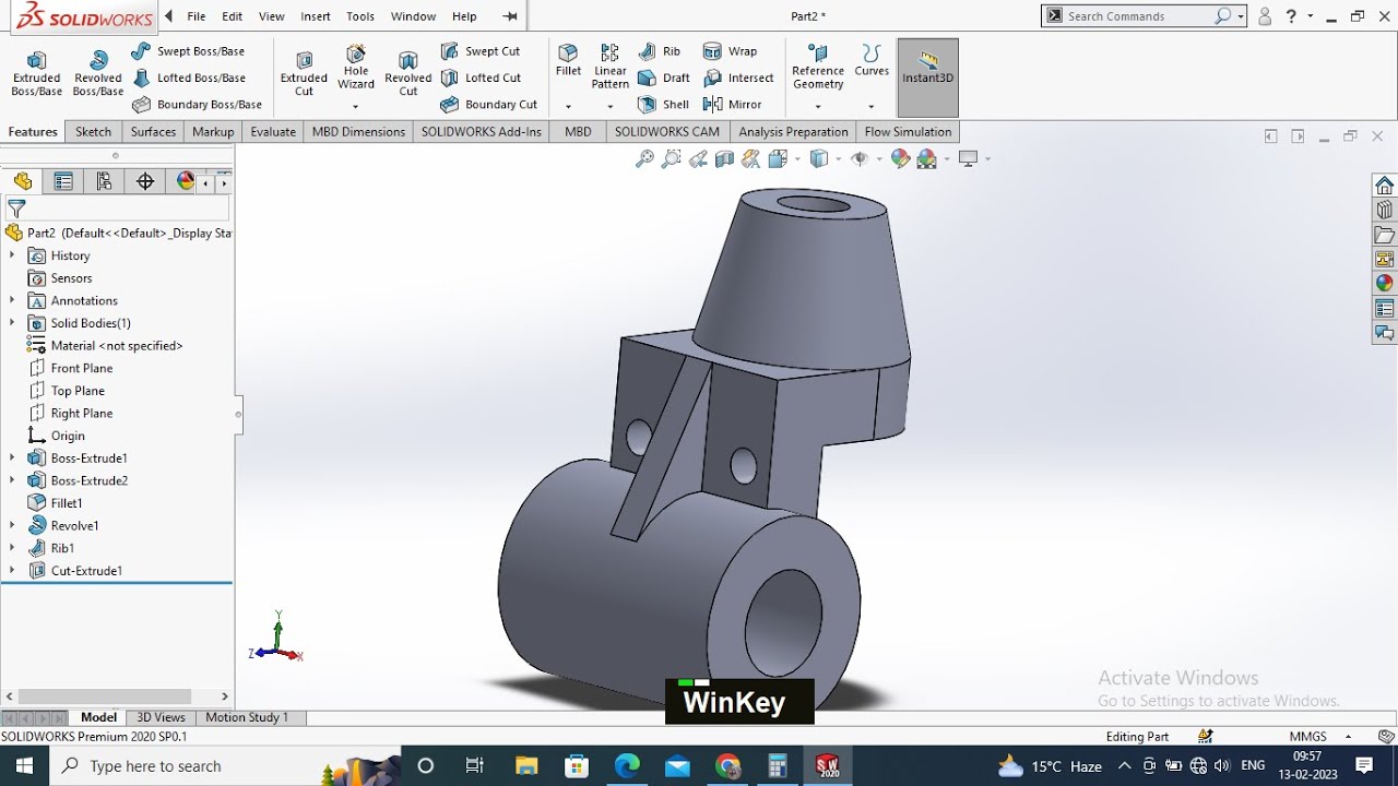 CAD 3D MODEL DESIGN BASSIC FOR BEGINNERS STUDENTS EXERCISE - 25 # ...