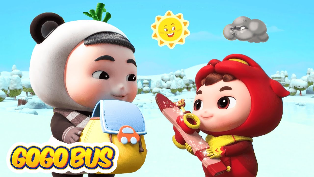 🌞 Trượt Tuyết An Toàn Cùng Cảnh Sát Trưởng GOGO Bus 🚔 Hoạt Hình Thiếu ...