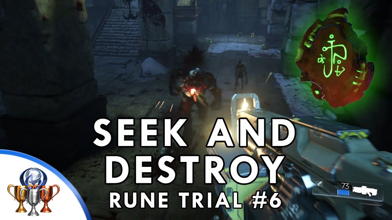 Doom Rune Trial #6 - Seek and Destroy Rune (Launch into a Glory Kill ...