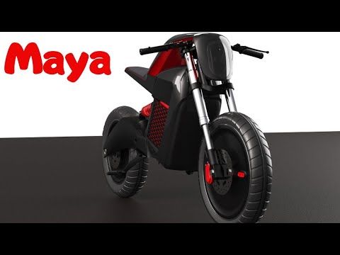 Maya Electric Motorcycle Designed by 22 Year Student - EV 1M NEWS - YouTube